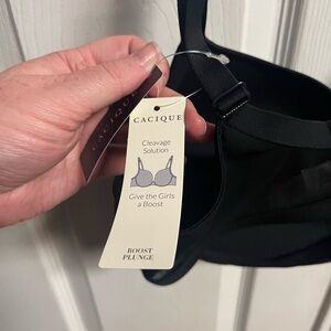Cacique | Intimates & Sleepwear | Cacique Black Boost Plunge Bra | Poshmark